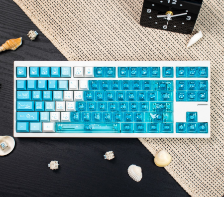 keycap Heart Beat Blue