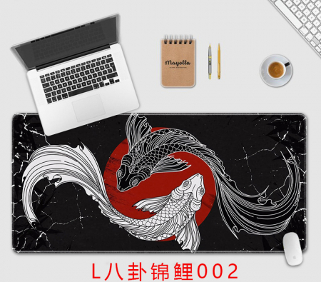 Pad chuột - deskmat size lớn 90x40 cm dày 4mm may viền - Mẫu Lbgjl002