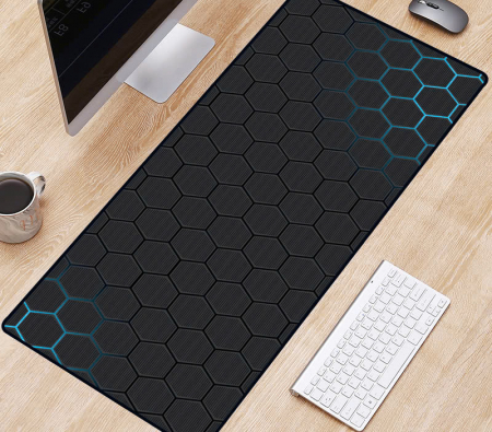 Pad chuột - deskmat size lớn 90x40 cm dày 4mm may viền - Mẫu Lbgz014
