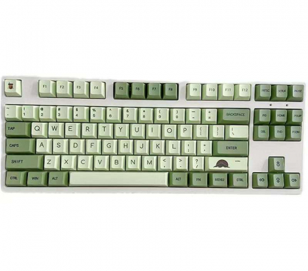 Bộ Keycap Xanh lá - Keycap Matcha Cherry profile bàn phím cơ -125 nút